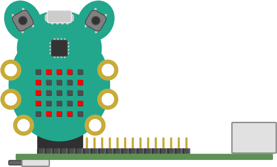 Raspberry Pi Controlled Codebug With I2c Clipart - Full Size Clipart ...