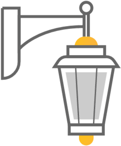 Led Outdoor Lighting Can Provide Light To Needed Areas, Clipart - Full ...