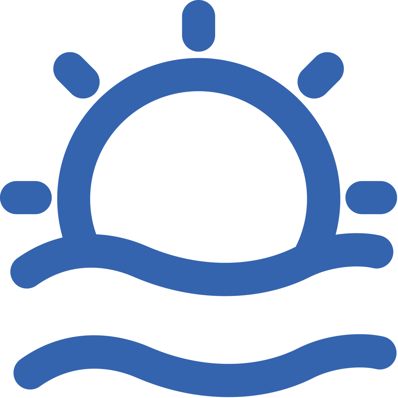 Sun Over Ocean Clipart Image 573424 Pertaining To Ocean - Icon - Png ...