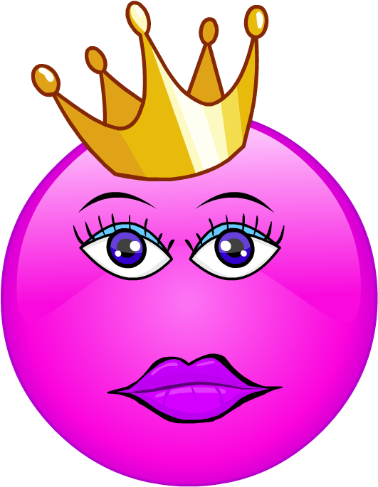 Queen Clipart Emoji - Queen Bee Cartoon - Png Download - Full Size ...