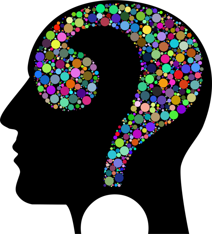 Human Head Question Skull Face - Question Mark In Head Clipart - Full ...