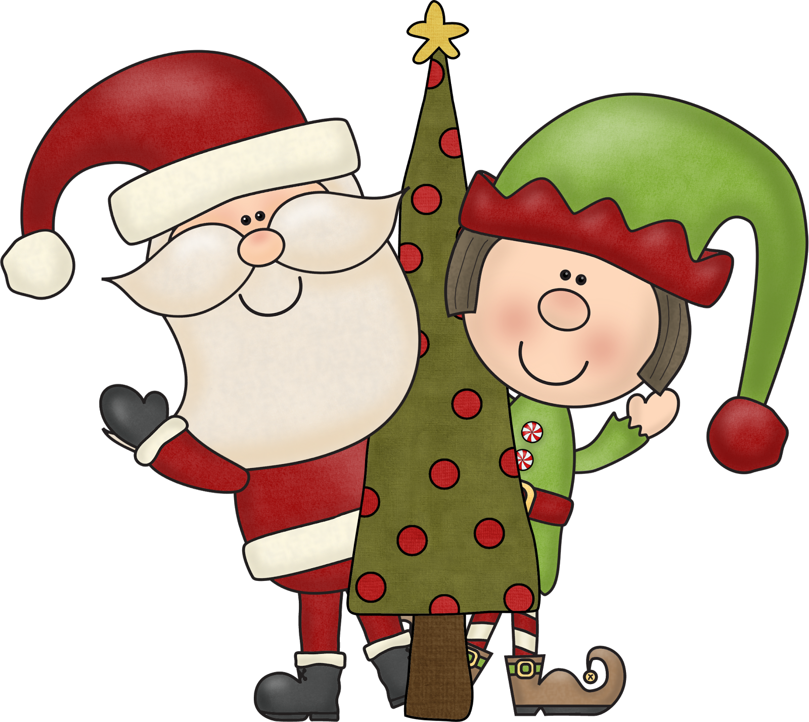 Elf Clipart Secret - Christmas Clipart Scrappin Doodles - Png Download ...
