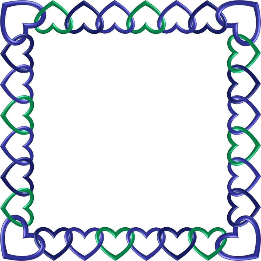 Picture Frame Clipart Borders And Frames Clip Art - Blue - Png Download ...