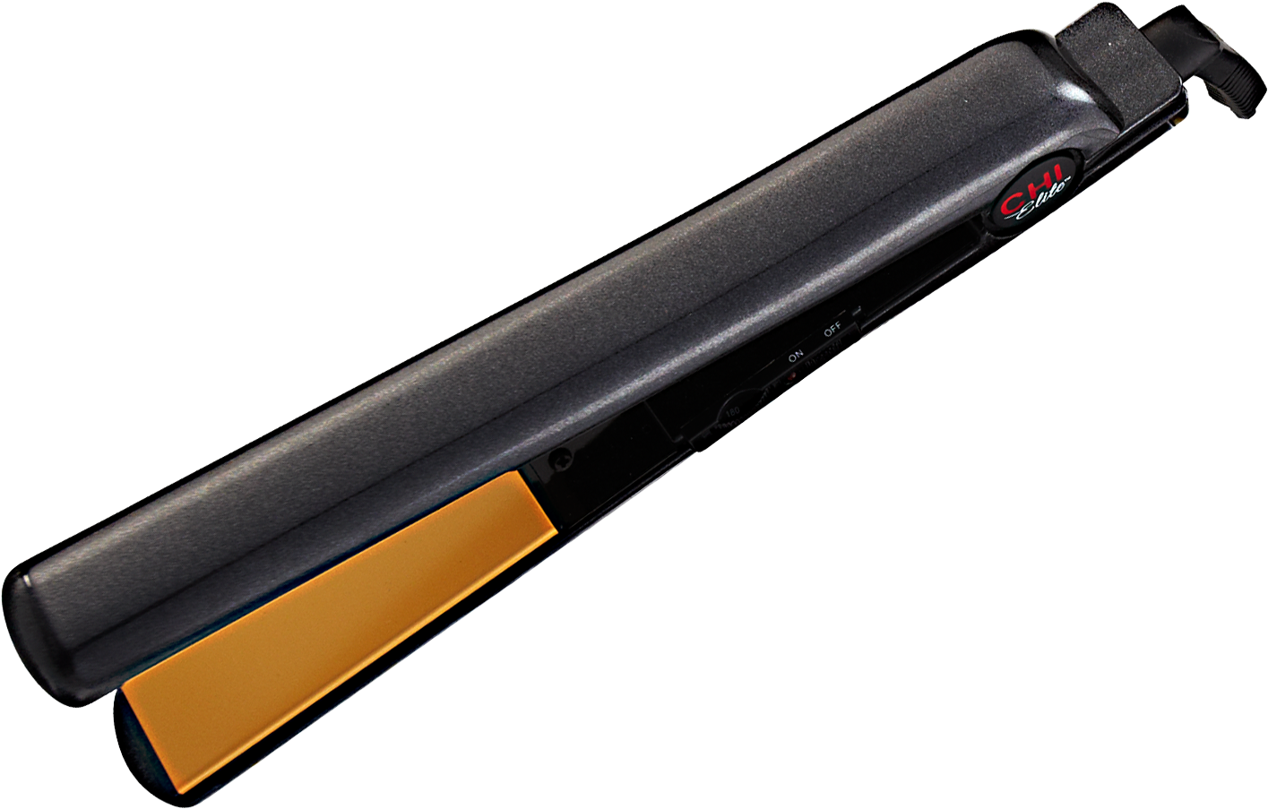 Chi Elite Shimmer Black Ceramic Flat Iron By Chi Clipart - Full Size ...