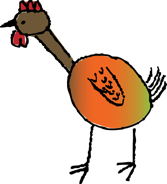 Out Of The Forest Stepped Bob, A Fellow Turkey, Glaring Clipart - Full ...