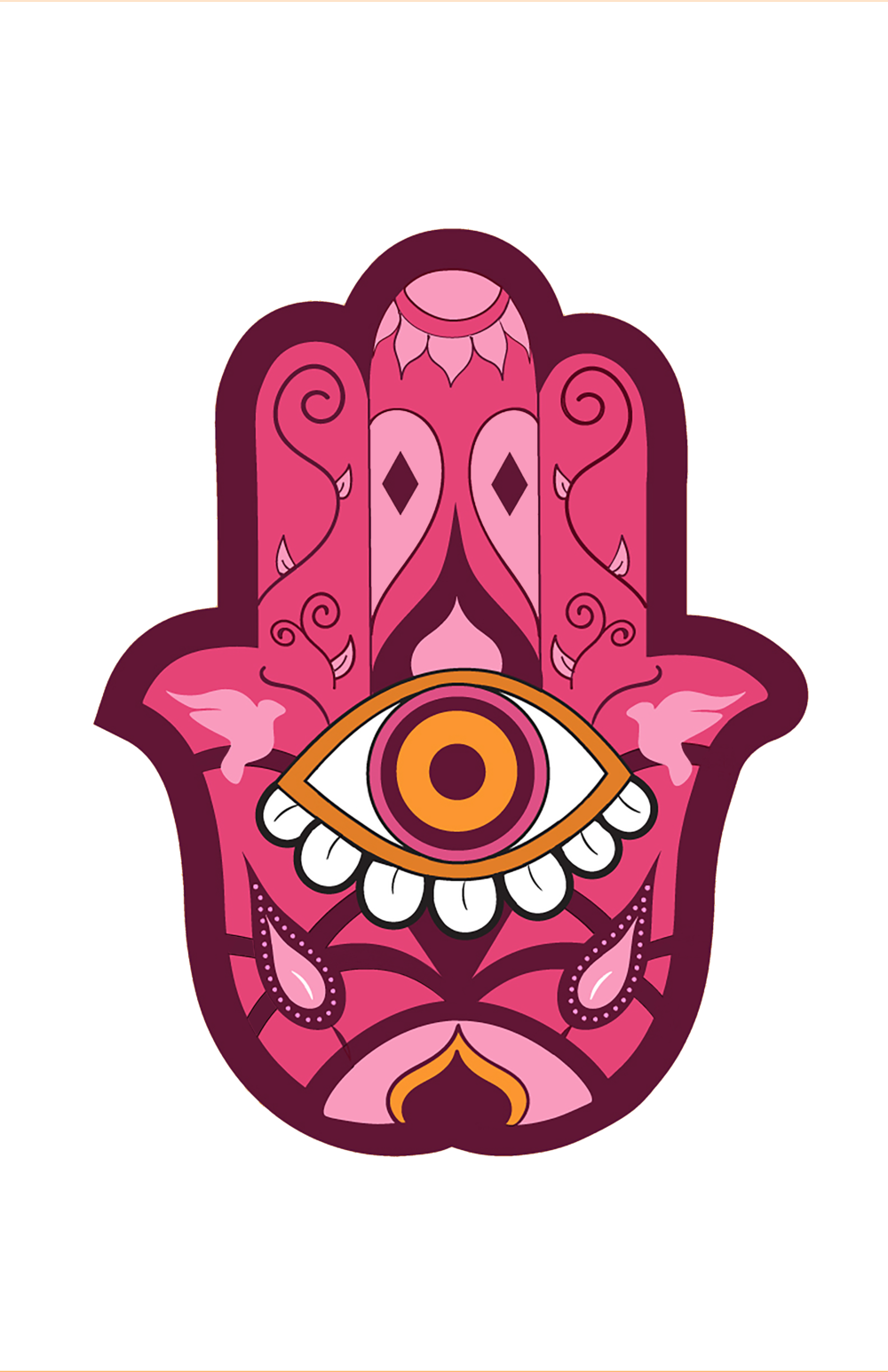 Hamsa Clipart - Full Size Clipart (#2803904) - PinClipart
