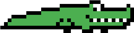 Download Crocodile Sprite Clipart (#2804123) - PinClipart