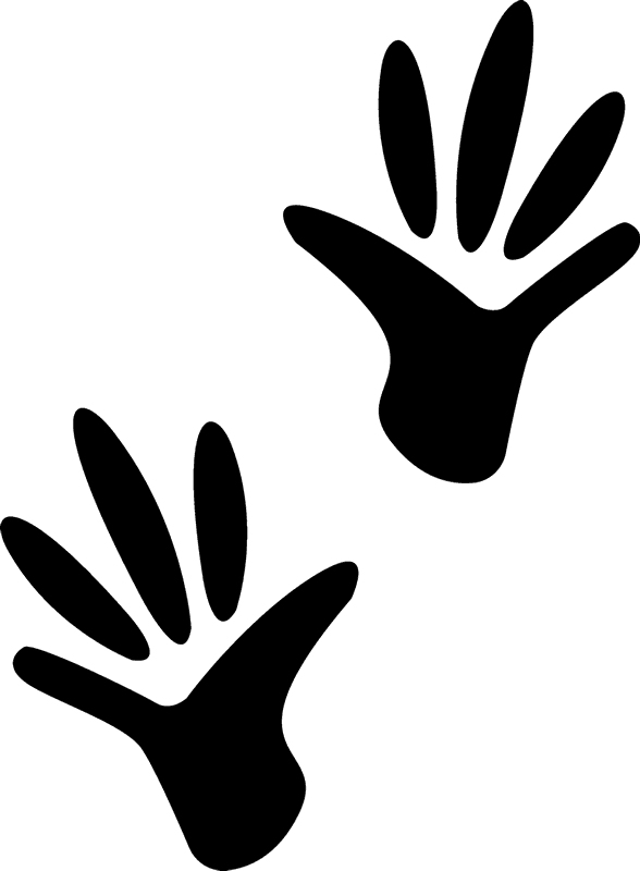 Shrew Tracks Rubber Stamp Clipart - Full Size Clipart (#2807138 ...