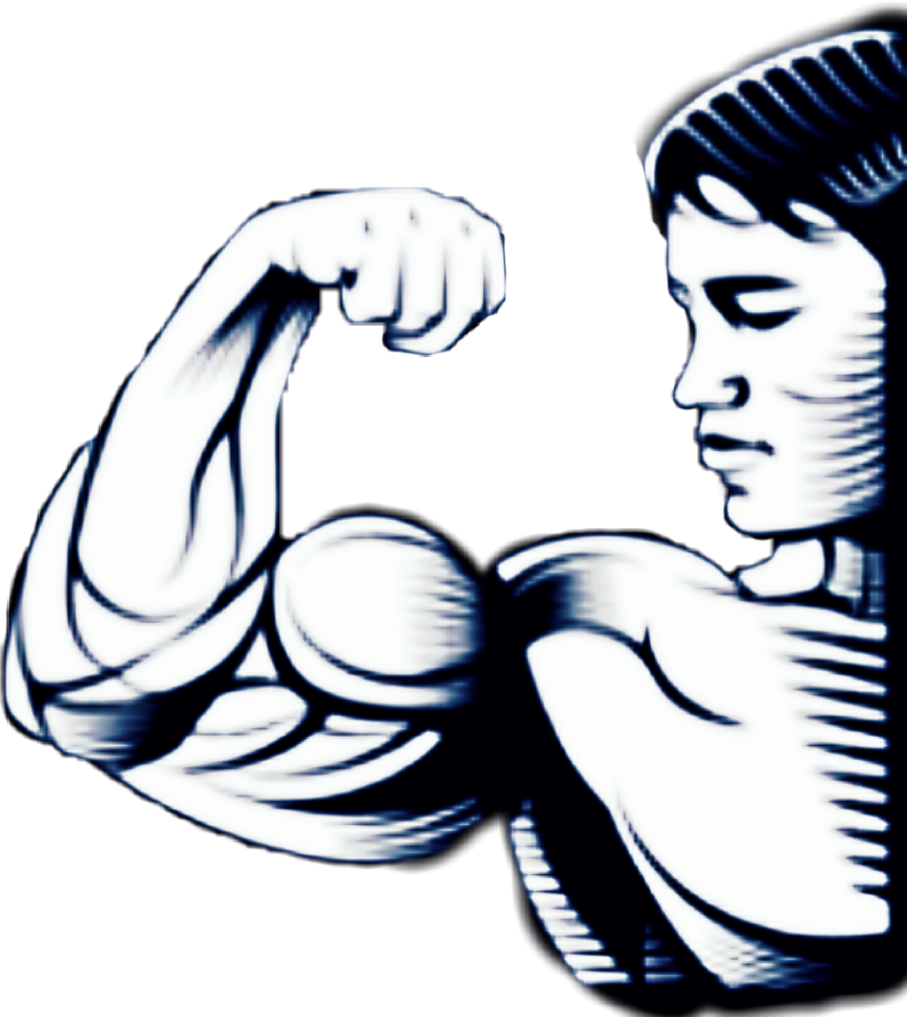 Download Muscle Sticker Clipart (#2811517) - PinClipart