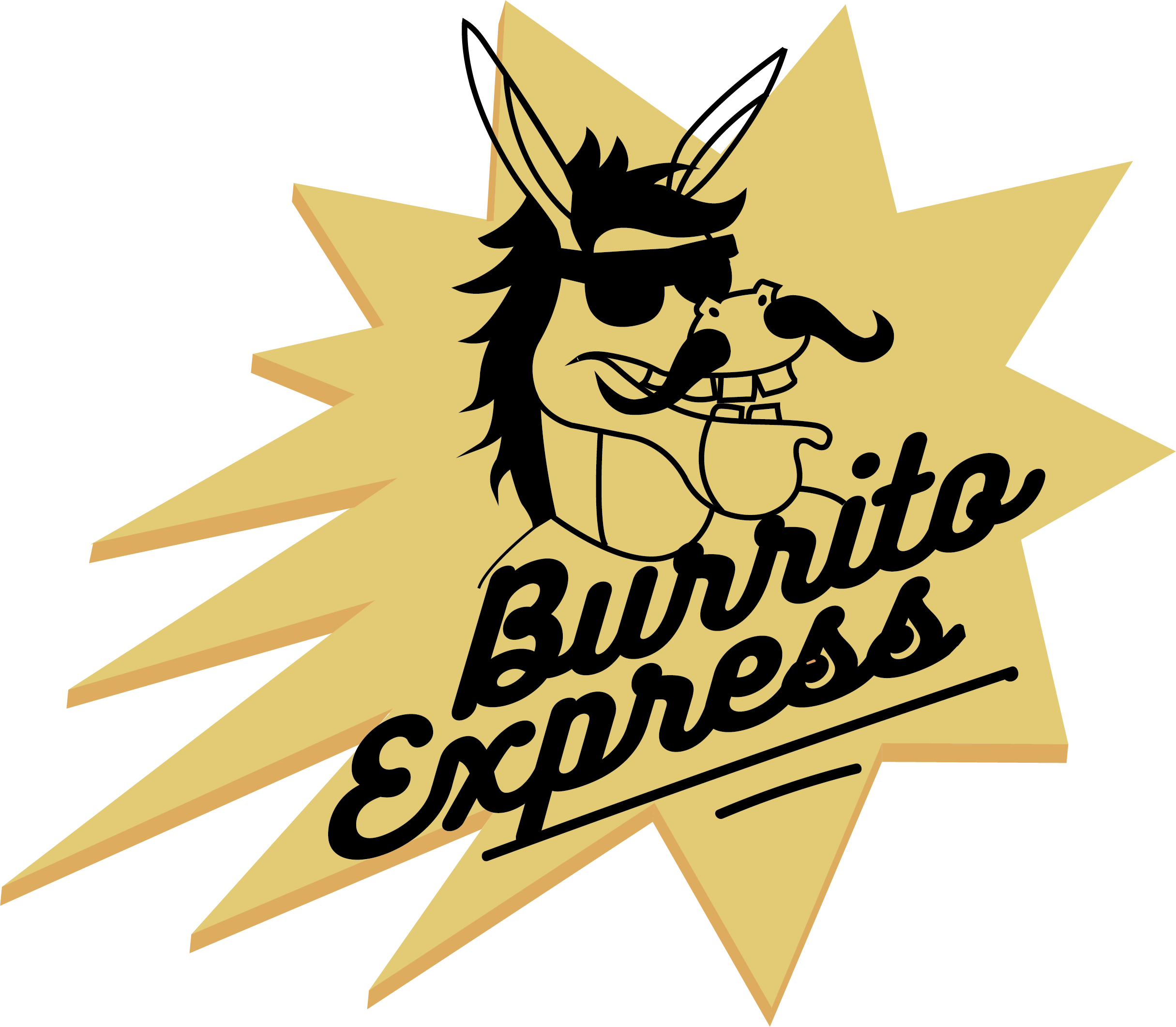 Burrito Express Is Here To Offer You The A New Take Clipart - Full Size ...