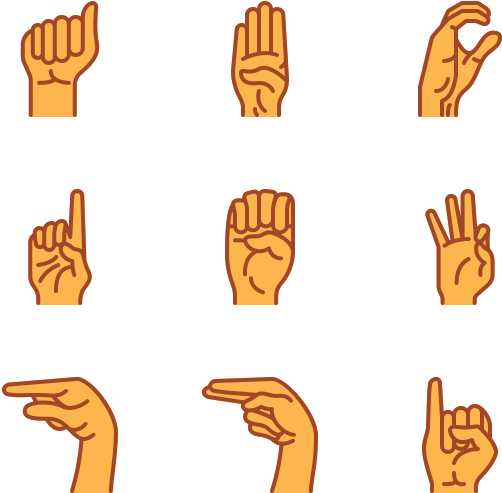 Hand Sign Clipart - Full Size Clipart (#2823700) - PinClipart