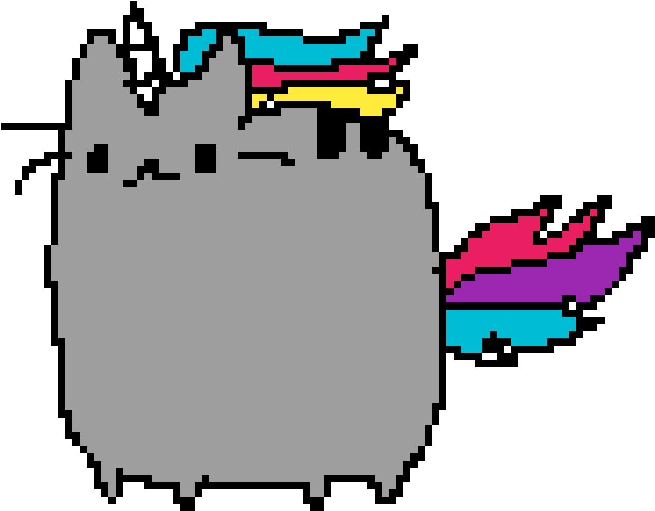 Unicorn Pusheen - Base Clipart - Full Size Clipart (#2831509) - PinClipart