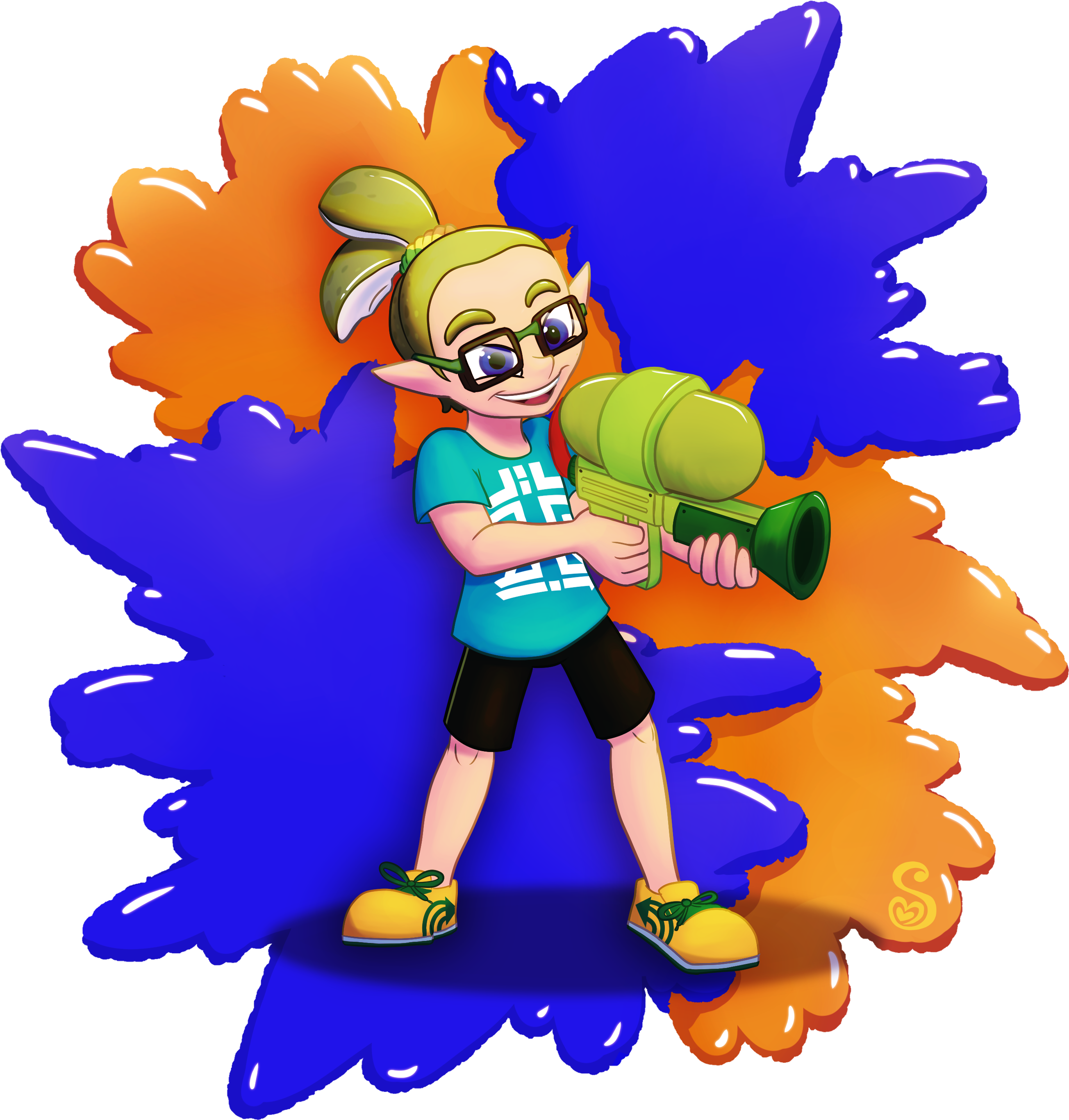 Splatoon Clipart - Full Size Clipart (#2833464) - PinClipart