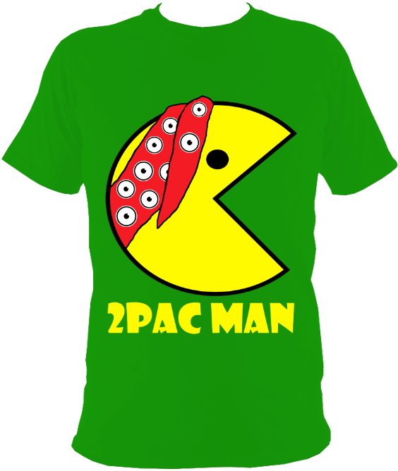 2pac Man Clipart - Full Size Clipart (#2834575) - PinClipart