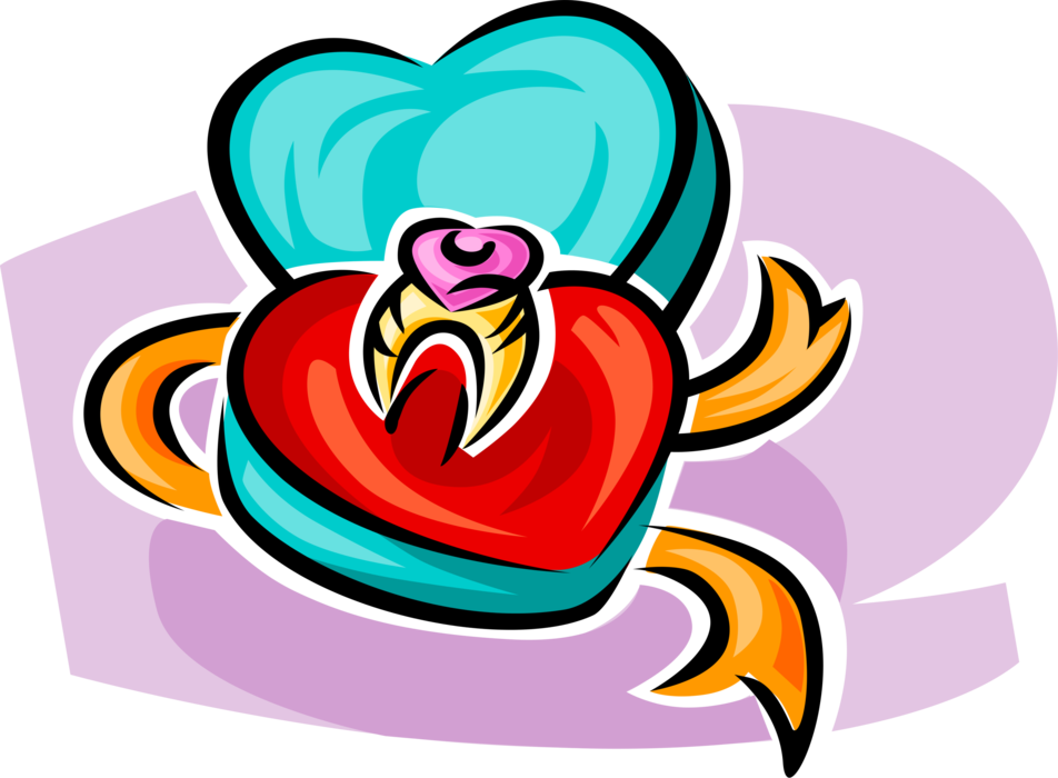 Vector Illustration Of Valentine's Day Sentimental Clipart - Full Size ...