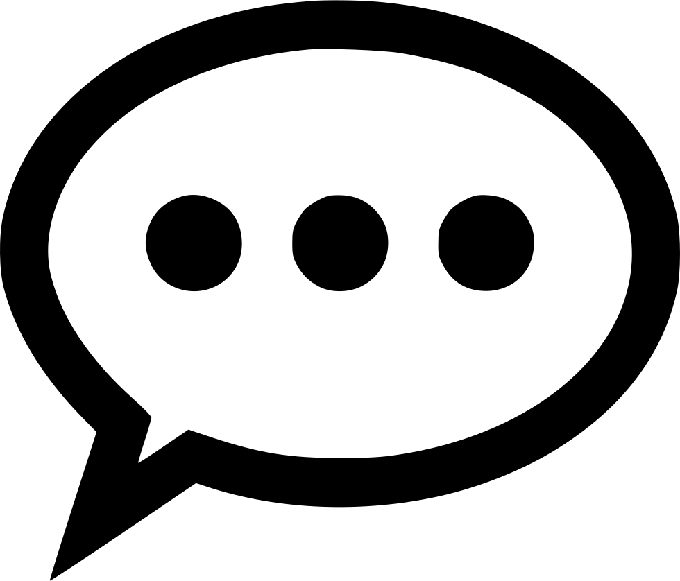 Comment Outline Silence Comments Clipart - Full Size Clipart (#2839443 ...