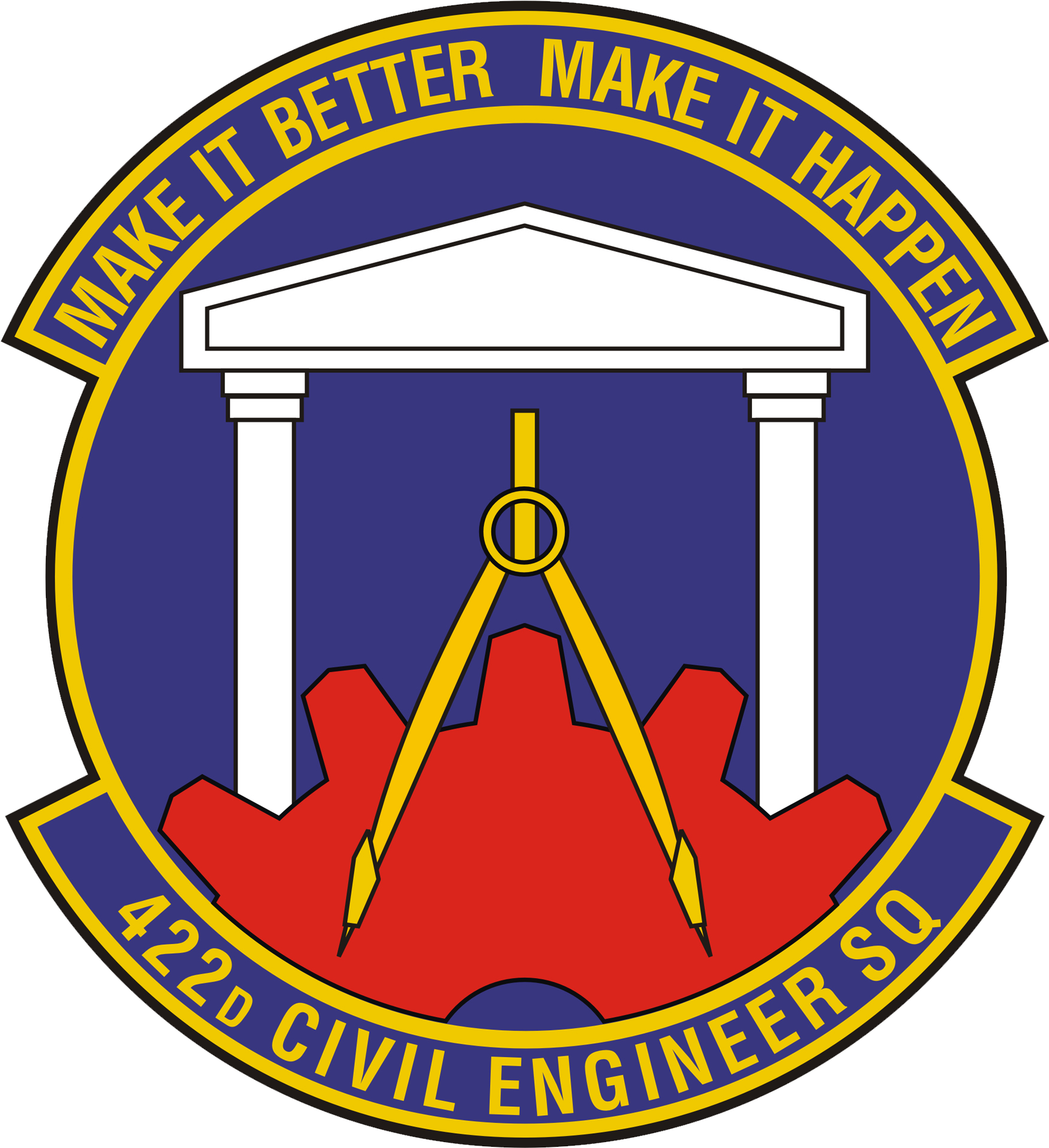 422nd Civil Engineer Squadron Clipart - Full Size Clipart (#2840170 ...