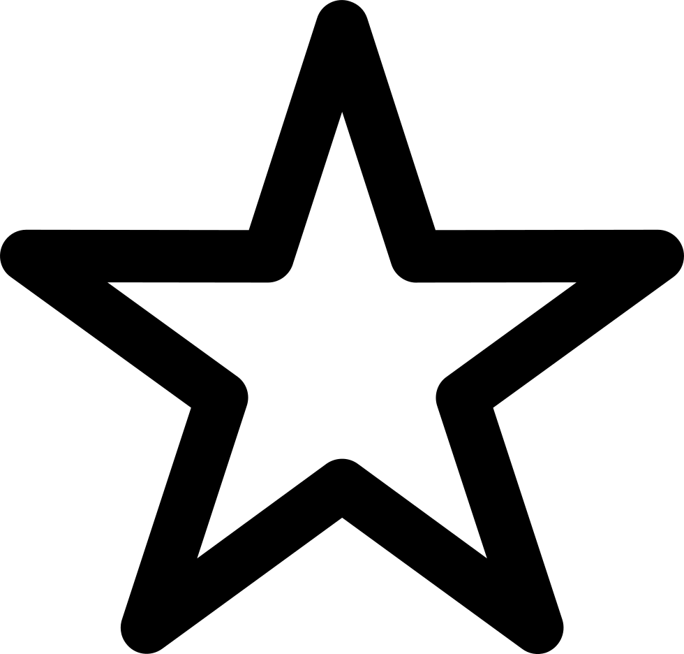 Star Line Art Clipart - Full Size Clipart (#2849050) - PinClipart