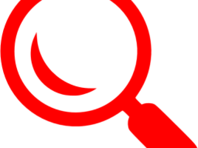 Search Icon Red Clipart - Full Size Clipart (#2855527) - PinClipart