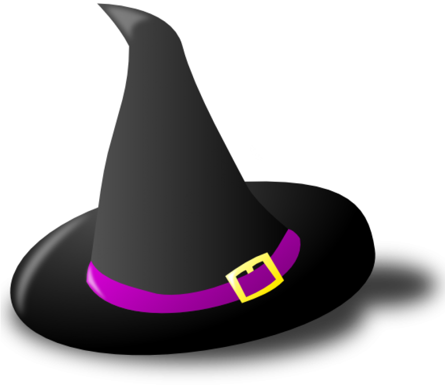 Free Png Download Black And Purple Witch Hat Png Images Clipart - Full ...