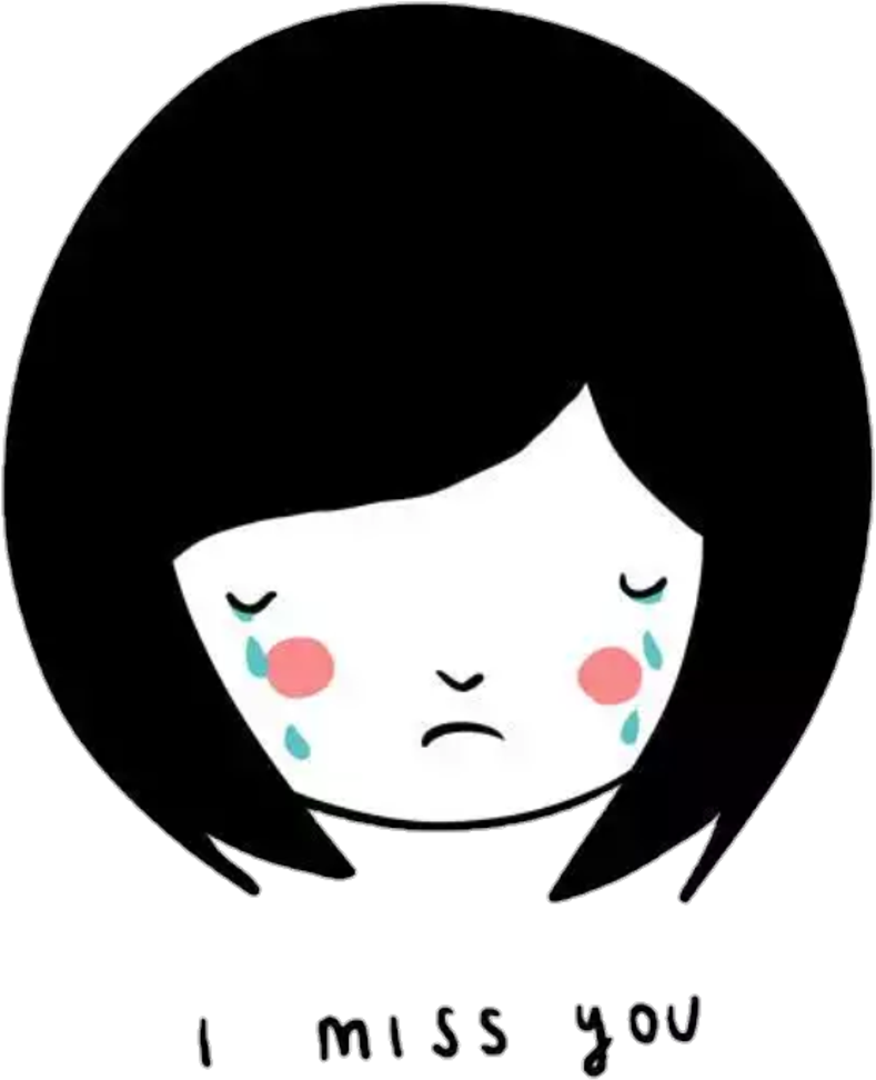 Missyou Sticker Clipart - Full Size Clipart (#2857792) - PinClipart