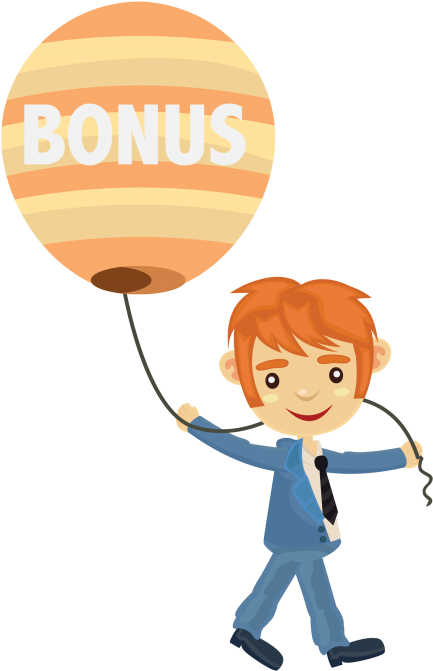 Cartoon Image Showing Bonus Balloon Clipart - Full Size Clipart ...