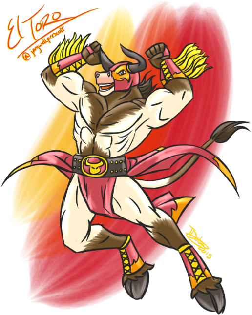 That El Toro Kept At It And Spread His Own Special Clipart - Full Size ...