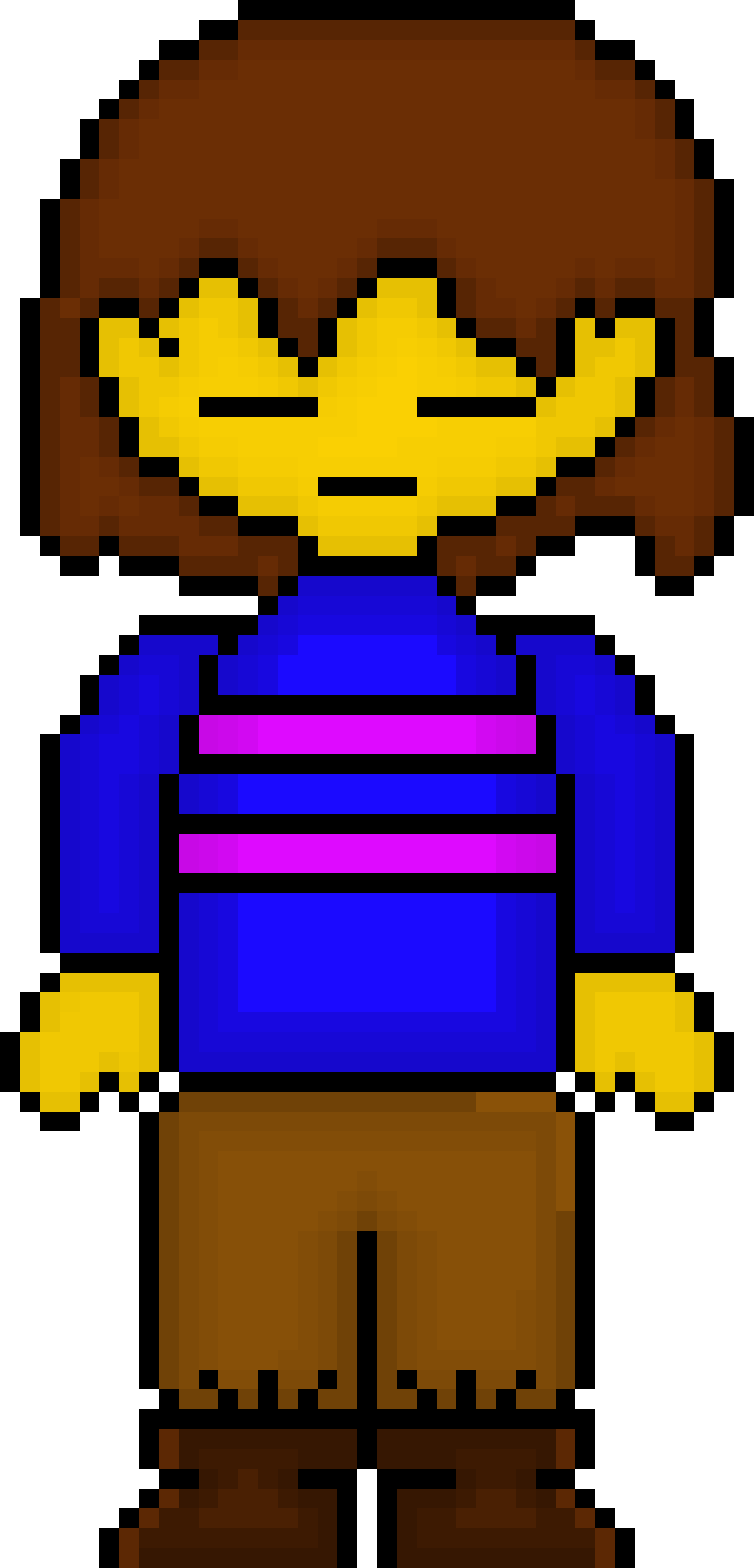 Frisk Battle Sprite Clipart - Full Size Clipart (#2867875) - PinClipart