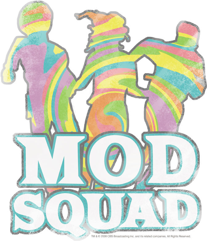 Mod Squad Mod Squad Run Groovy Youth T Shirt Clipart - Full Size ...