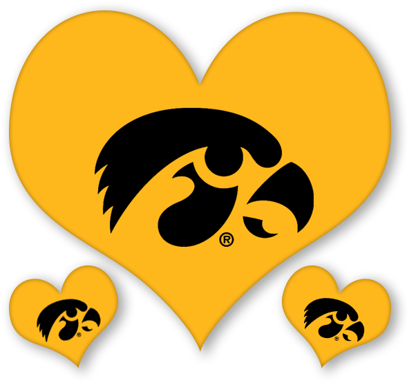 Iowa Hawkeye Logo Clip Art - Png Download - Full Size Clipart (#2881061 ...