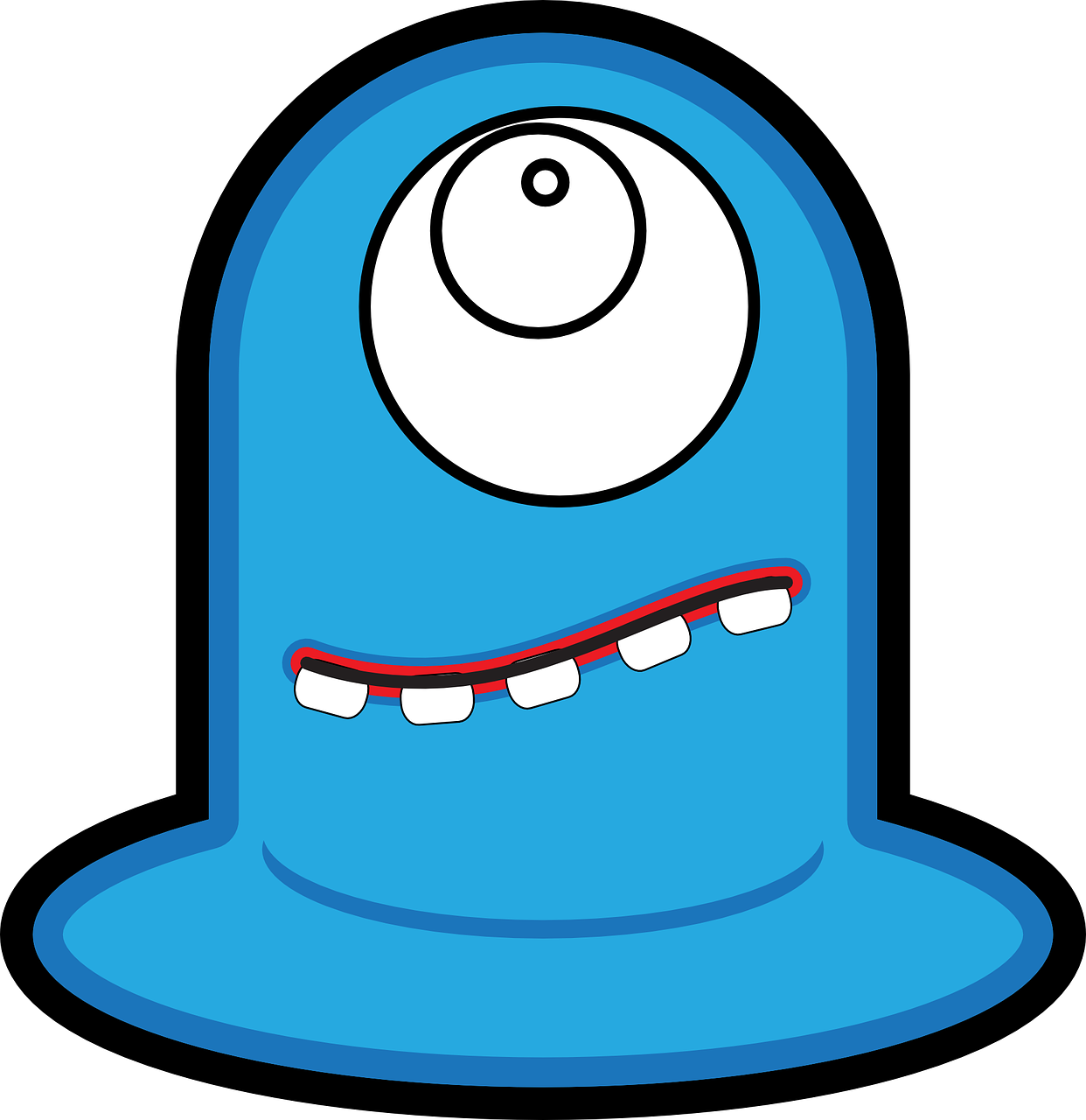 Cyclops Alien Monster Clipart - Full Size Clipart (#2885047) - PinClipart