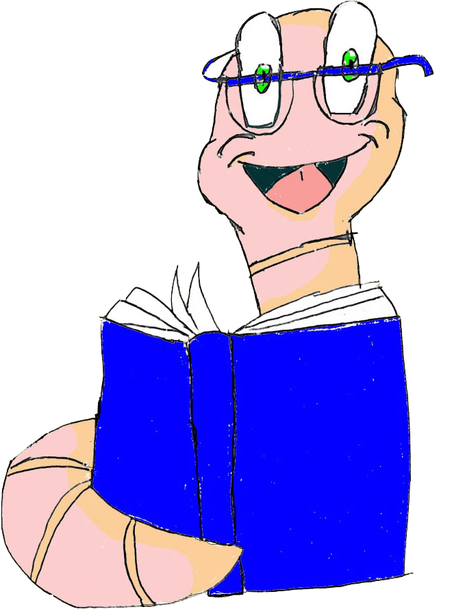 Barry Book Worm Clipart - Full Size Clipart (#2885214) - PinClipart