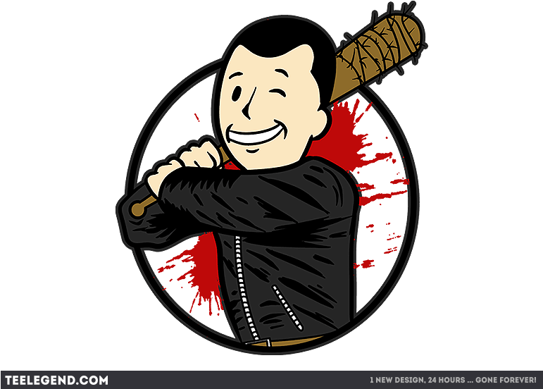 Hi, I'm Negan Clipart - Full Size Clipart (#2886891) - PinClipart