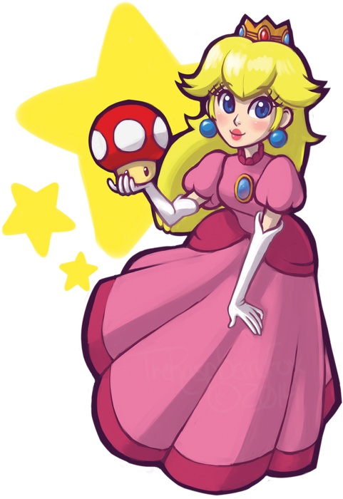 Princess Peach Clipart - Png Download - Full Size Clipart (#2892745) - PinClipart
