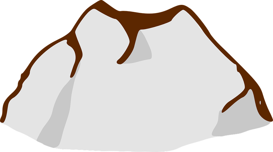 Clipart Of Mountain, Mountain On And Composite Volcano - Png Download ...