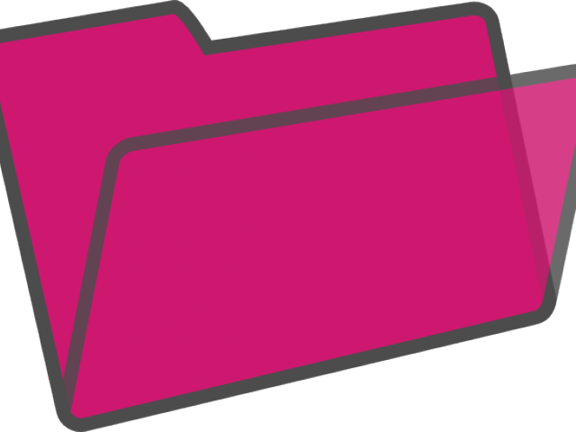 Folder Clipart Pink - Png Download - Full Size Clipart (#291960 ...