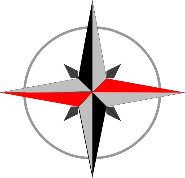 West Compass Five Clipart - Full Size Clipart (#293497) - PinClipart