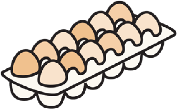 Egg Clipart Dozen Egg - Png Download - Full Size Clipart (#299589) - PinClipart