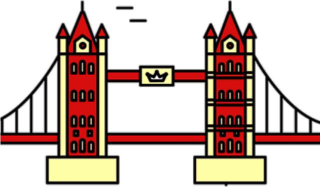 Tower Bridge Clipart Cartoon - Png Download - Full Size Clipart ...