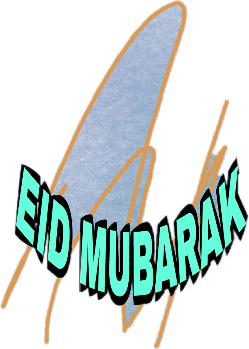 Eid Sticker Clipart - Full Size Clipart (#2902862) - PinClipart