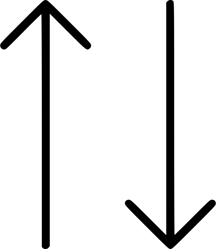 Upside Down Arrow Clipart - Full Size Clipart (#2904124) - PinClipart