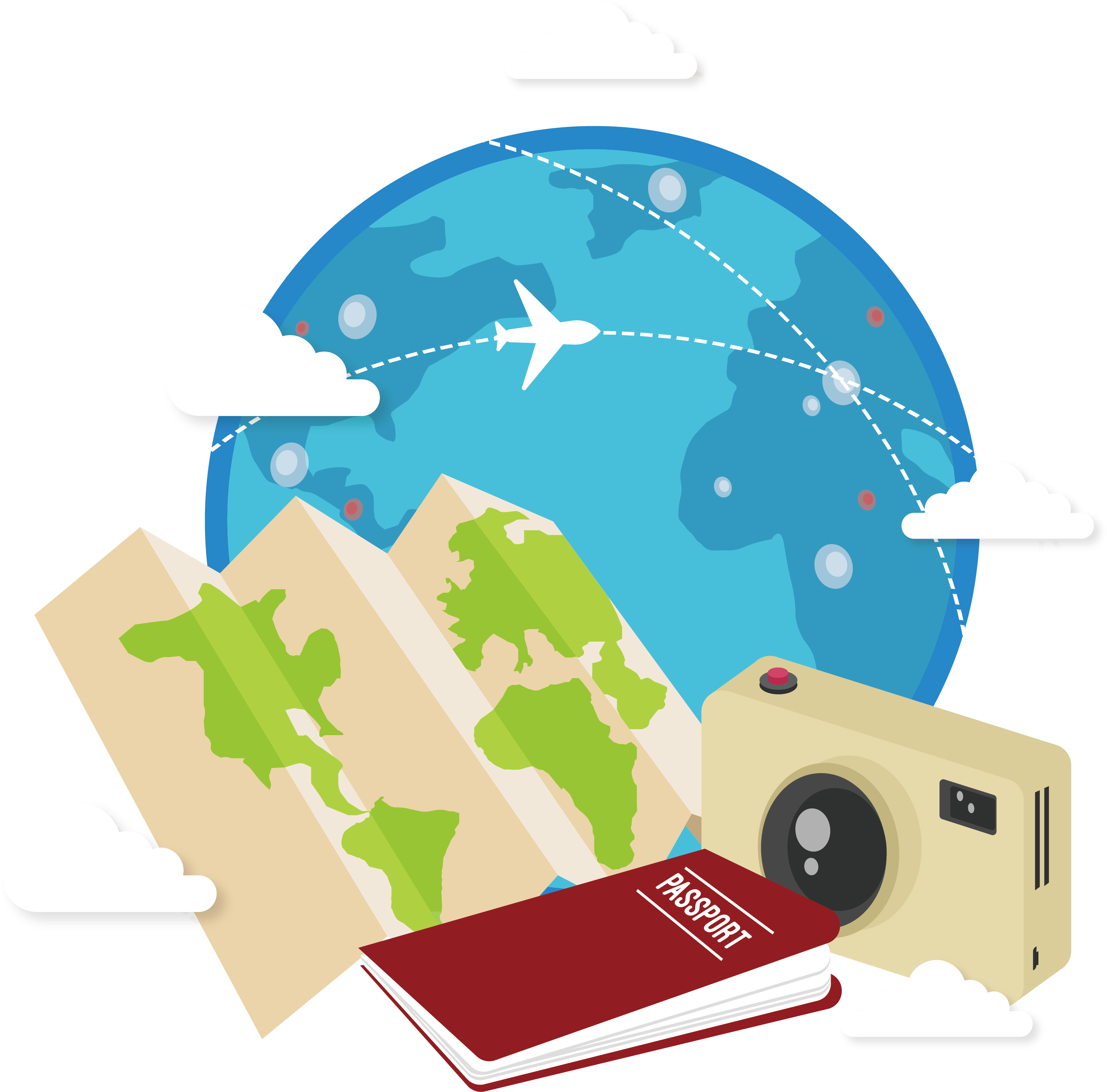 Package Tour World Tourism Clipart - Full Size Clipart (#2905148 ...