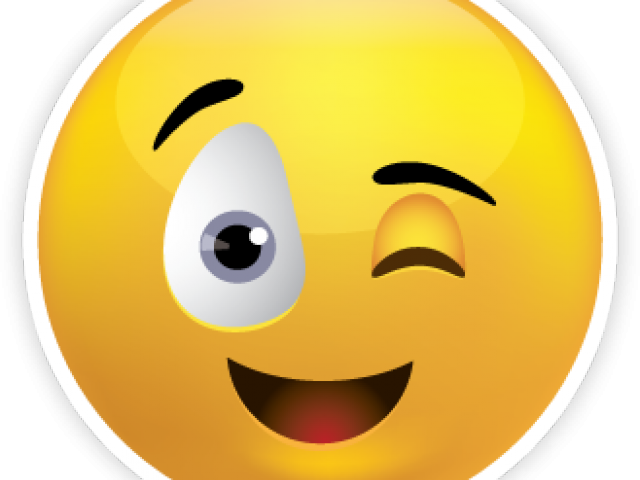Emoji Face Clipart Winky - Png Download - Full Size Clipart (#2908445 ...