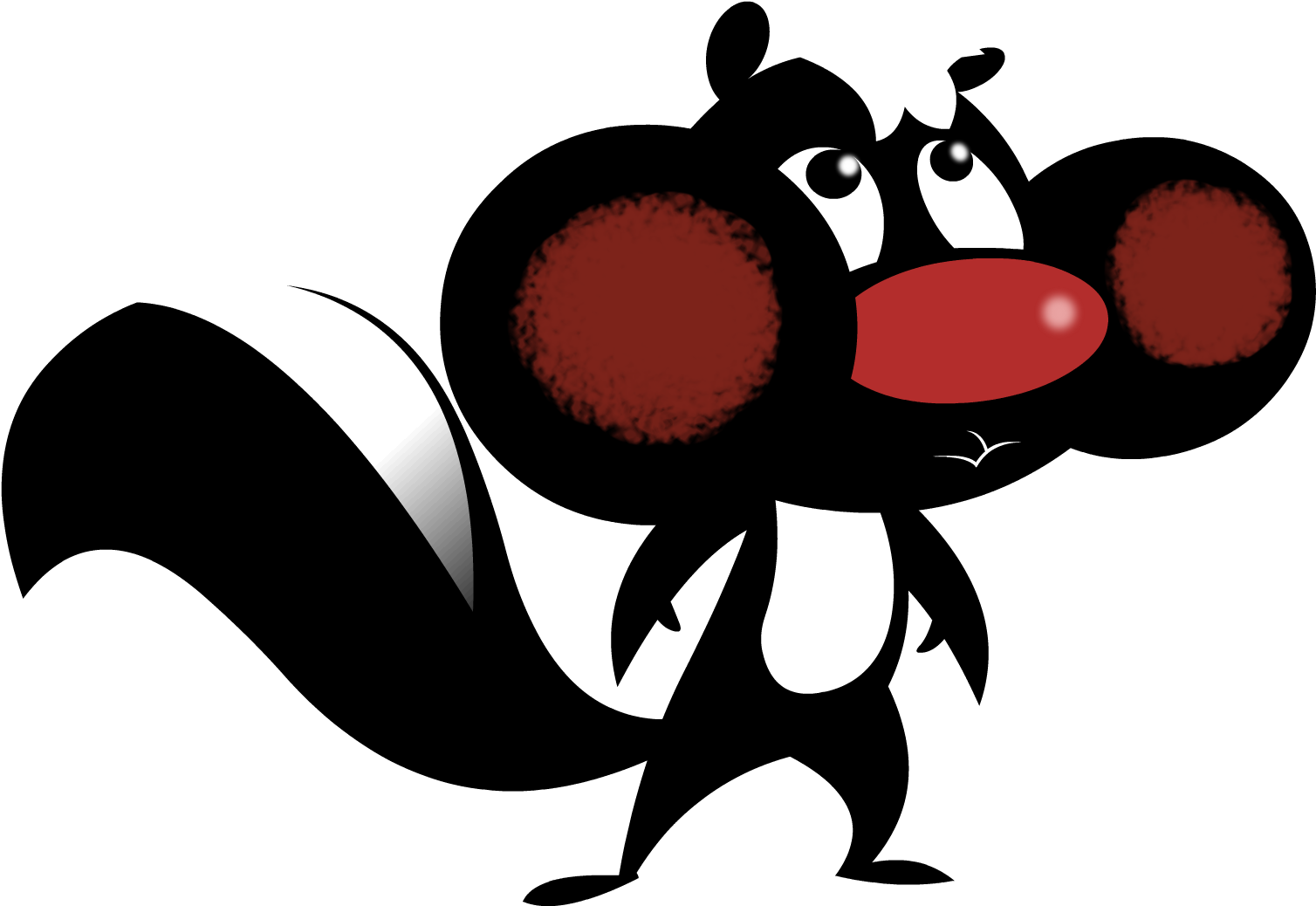 Skunk Fu Puffy Cheeks Blush Clipart - Full Size Clipart (#2913367 ...