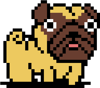 Derpy Pug Clipart - Full Size Clipart (#2913762) - PinClipart