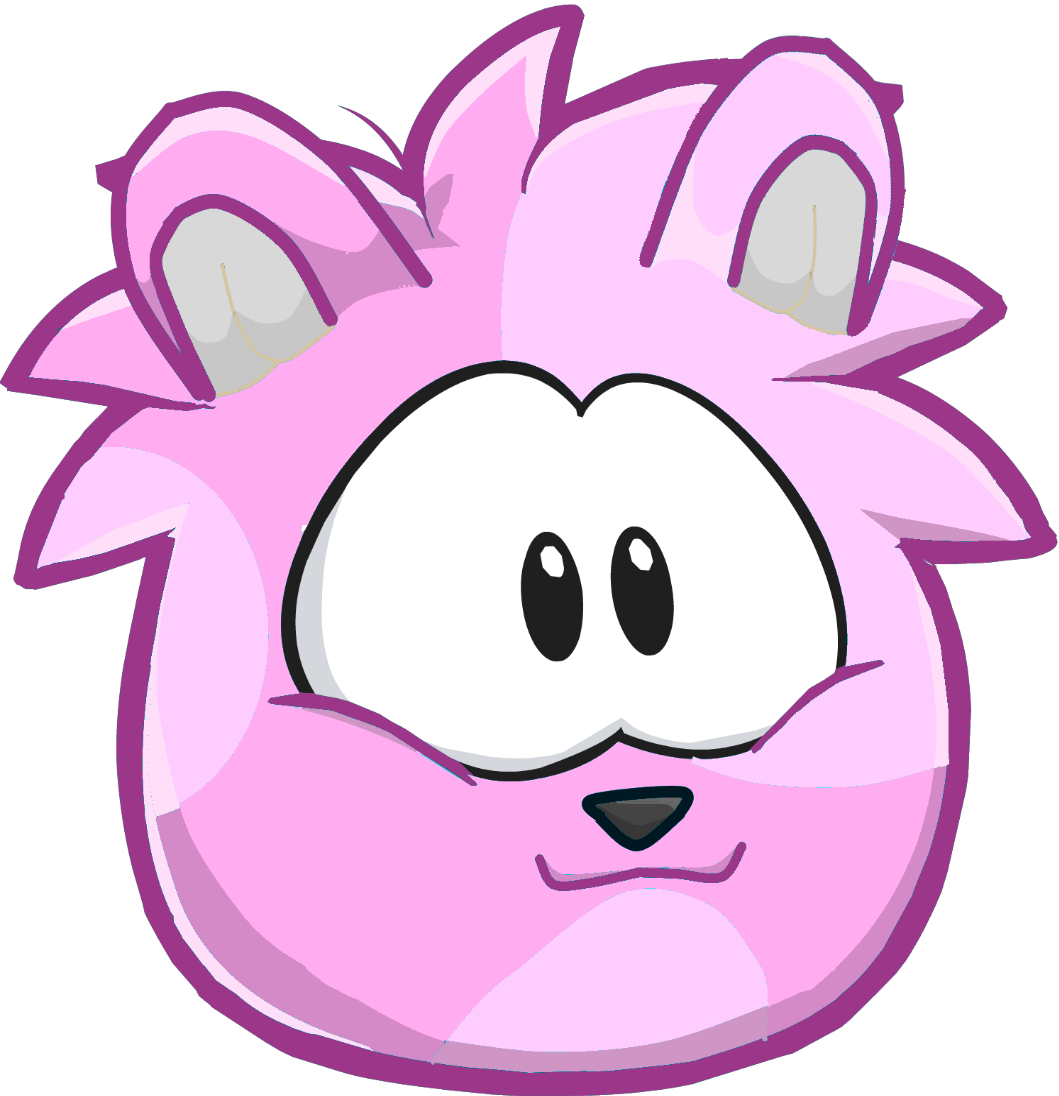 Pink Hamster Puffle Clipart - Full Size Clipart (#2921049) - PinClipart