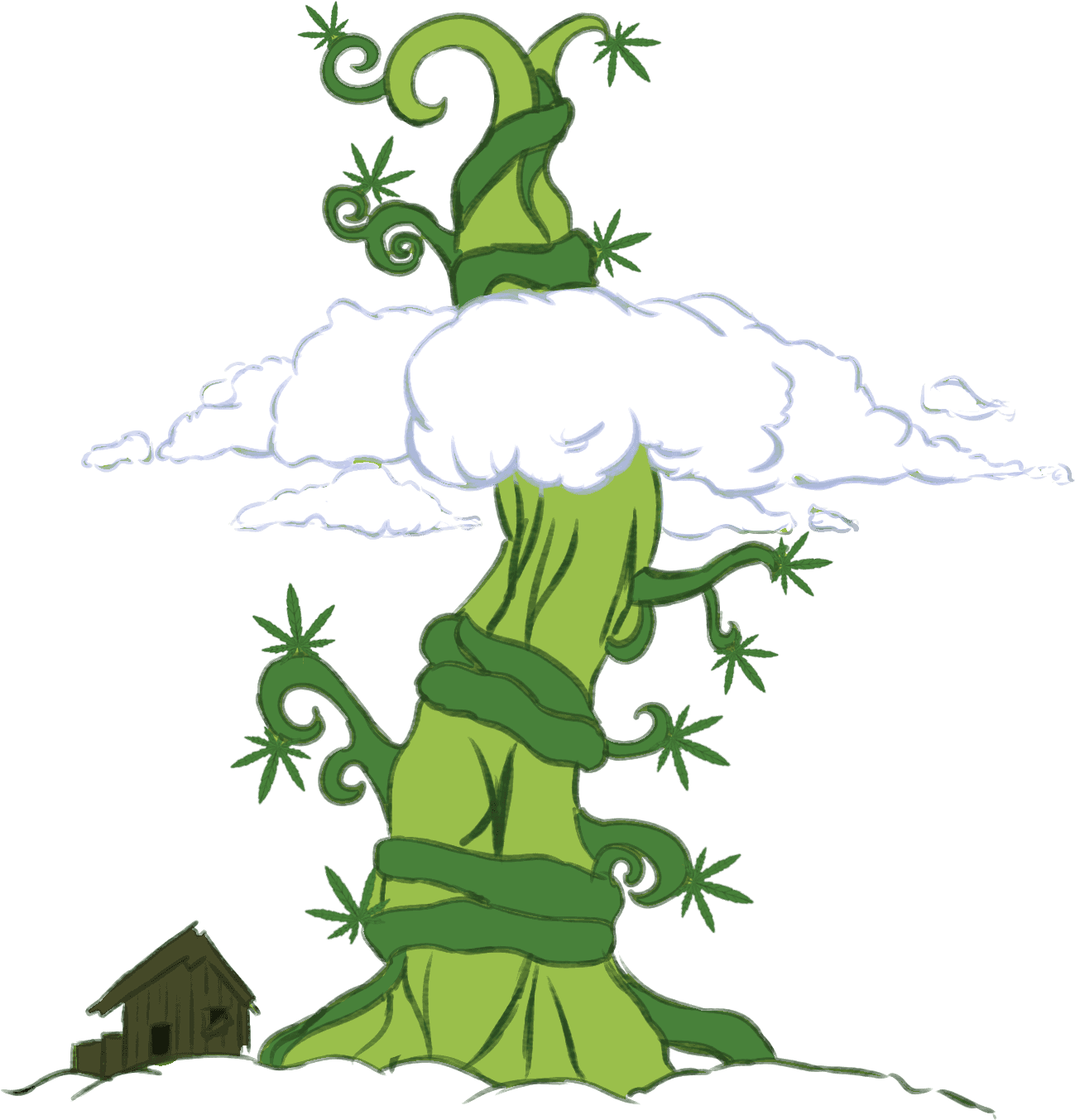 Beanstalk Clipart - Png Download - Full Size Clipart (#2922077) - PinClipart