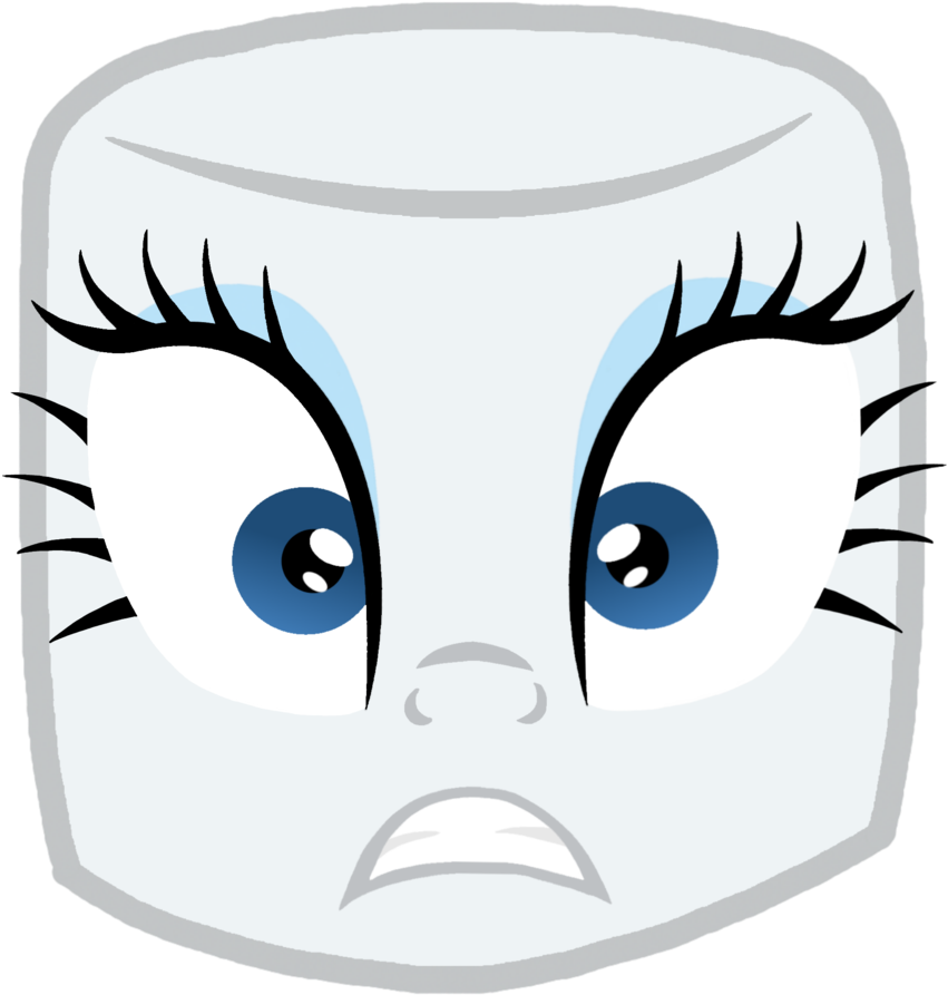 Rarity Applejack Face White Facial Expression Nose Clipart - Full Size ...