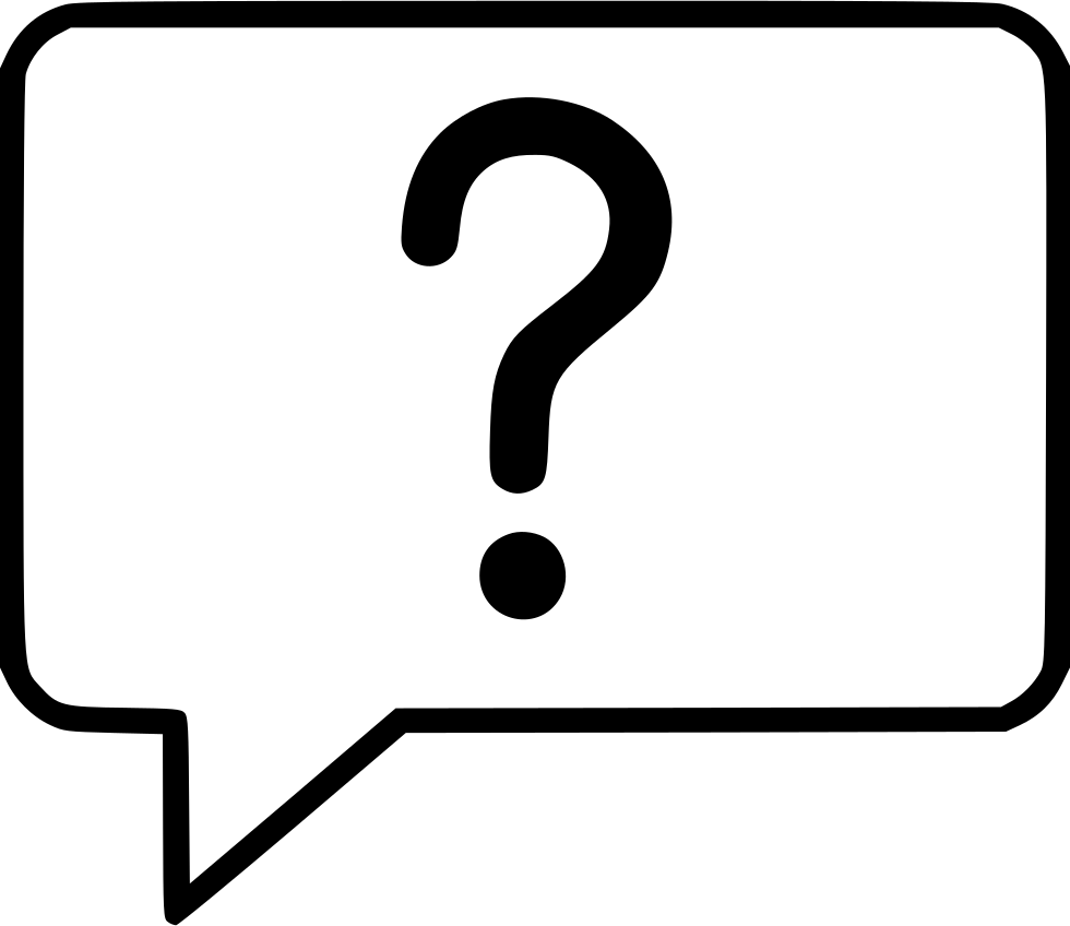 Question Mark Comments Clipart - Full Size Clipart (#2924403) - PinClipart