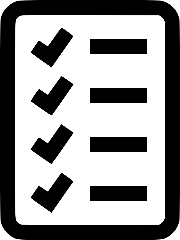 Shop Check List Marks Paper Comments Clipart - Full Size Clipart ...